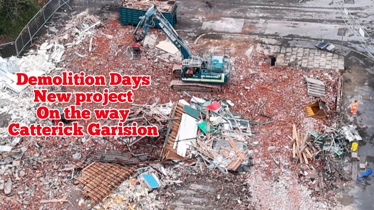 Tuesday Demolition Day...out with the old in with the new...Music ...