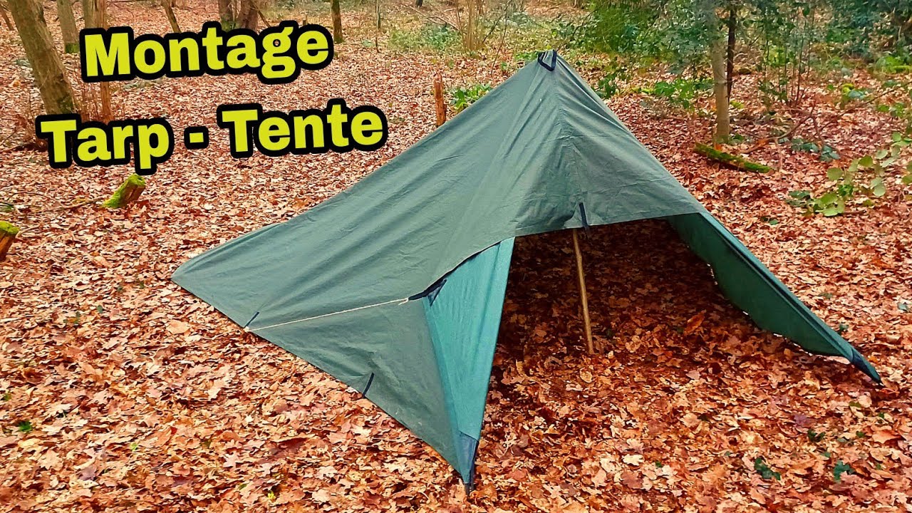 Le Meilleur Montage - Une Tente Avec Un Tarp - YouTube