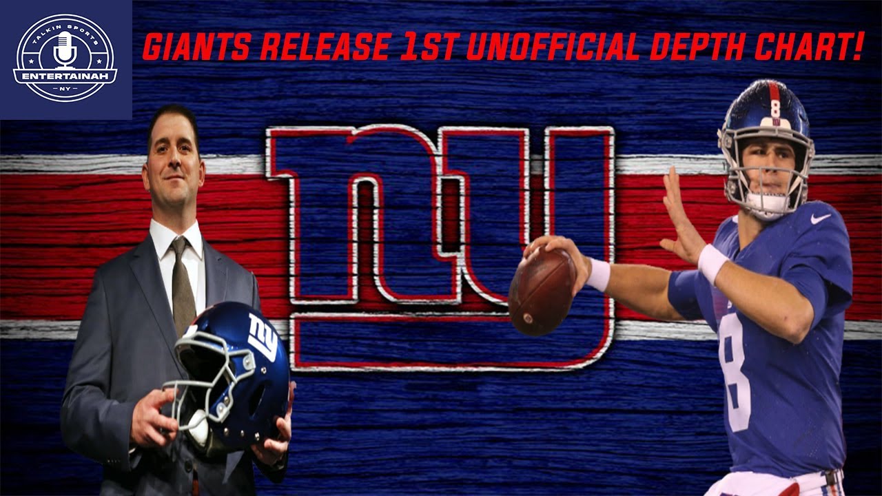 New York Giants | Giants release 1st unofficial depth chart! | My ...