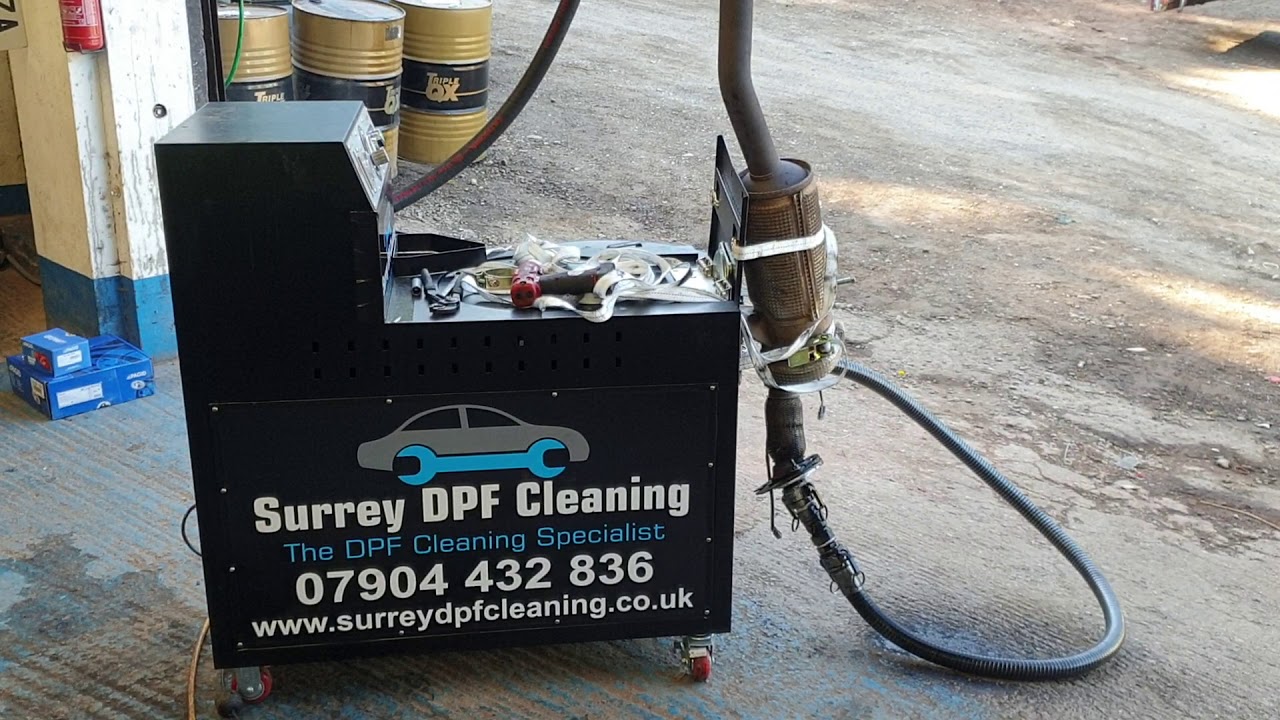 Renault master DPF filter being cleaned on the Surrey DPF cleaning ...