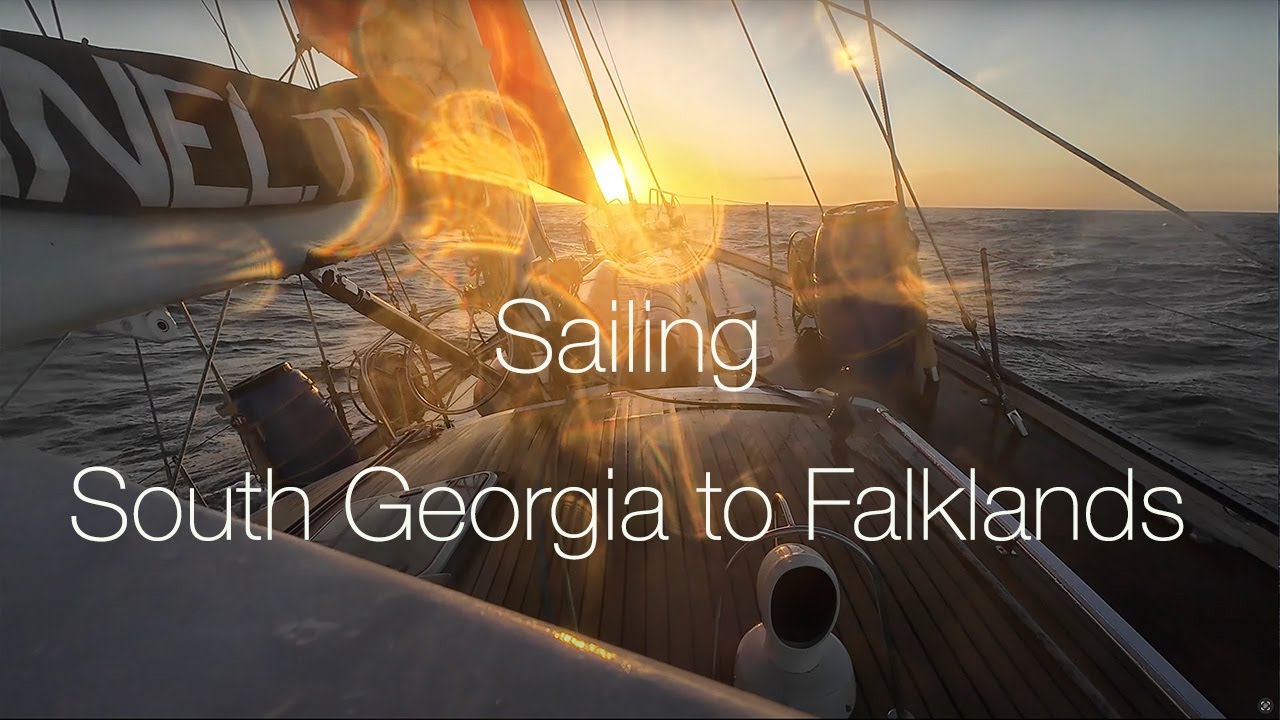 Sailing from South Georgia to Falklands - YouTube