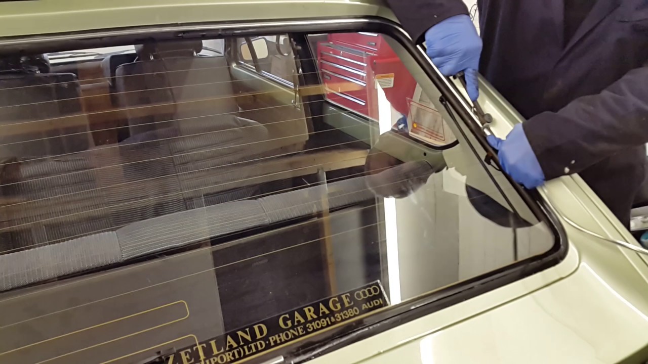 Mk 1 polo golf fitting chrome windscreen trim - YouTube