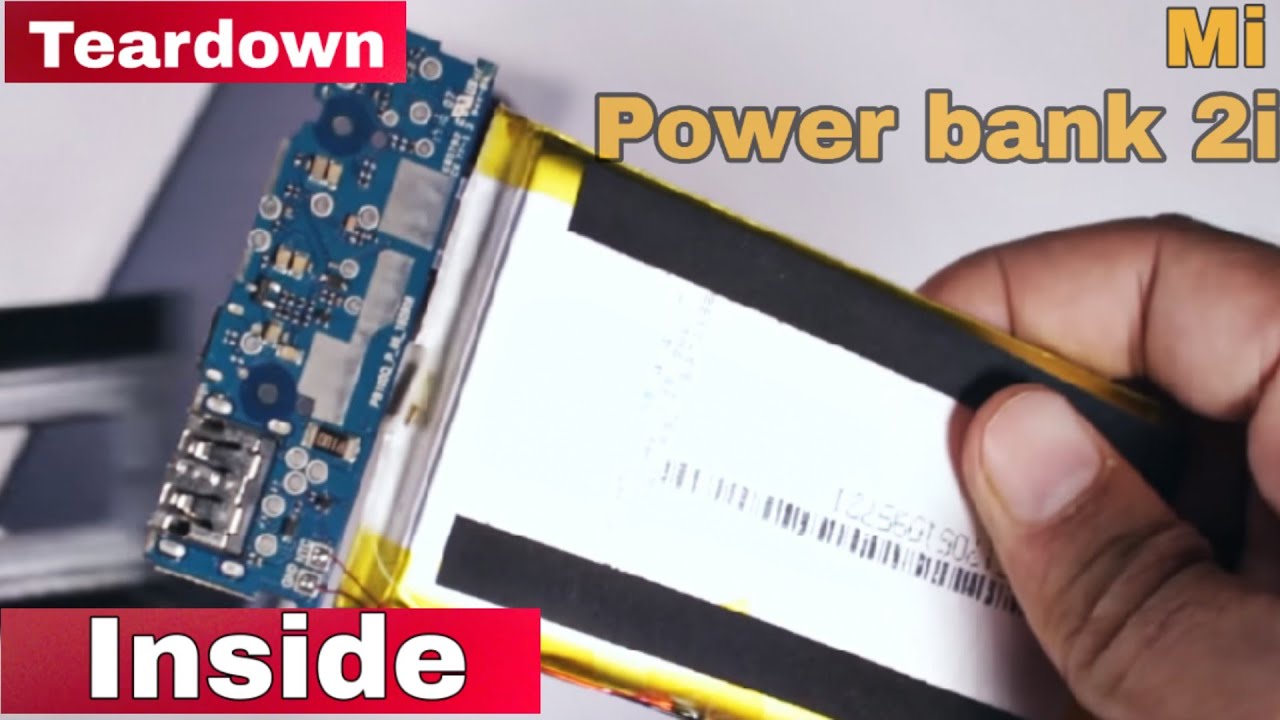 mi Power bank Teardown| inside|mi power bank repair #powerBank - YouTube