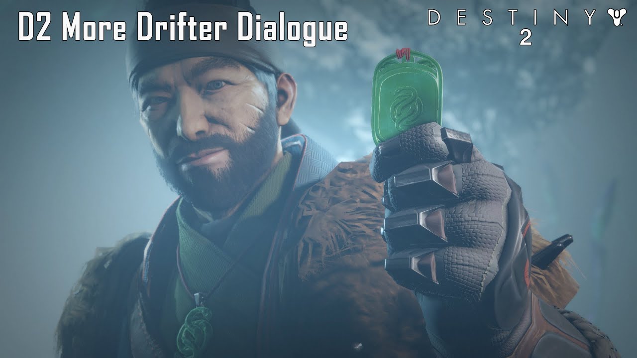 Destiny 2 - Drifter Dialogue 2 - YouTube
