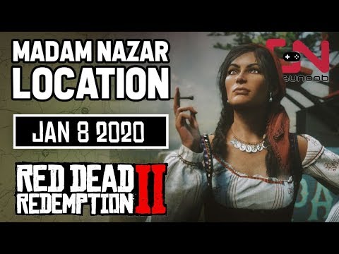 Madam Nazar Location Today - January 8th 2020 - RDR2 Online - YouTube