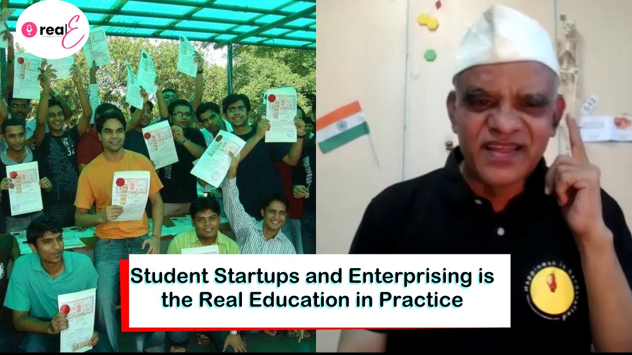 India Needs More Student Startups | Prof. Mandi | IIM Mumbai | RealE Highlights - YouTube