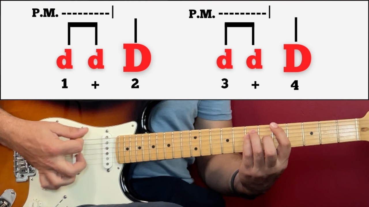 [Level 4] Palm Mute Strumming #3 | Play Along Guitar Exercise - YouTube