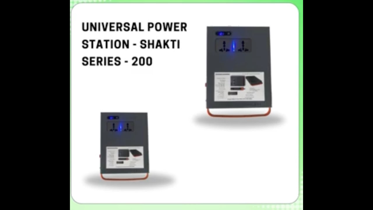 Universal Power Station Shakti Series 200: Ultimate Portable Power ...