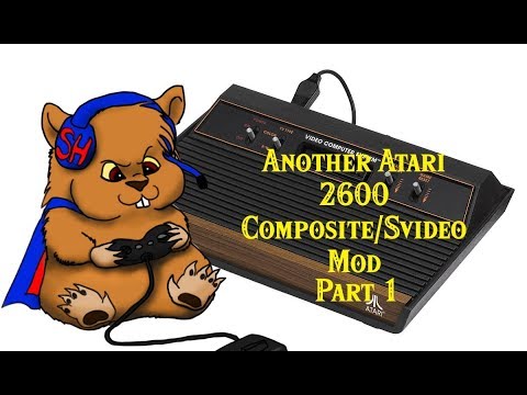 Another Atari 2600 Composite AV mod Part 1 - YouTube