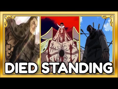 Anime characters who were so cool they died standing - YouTube