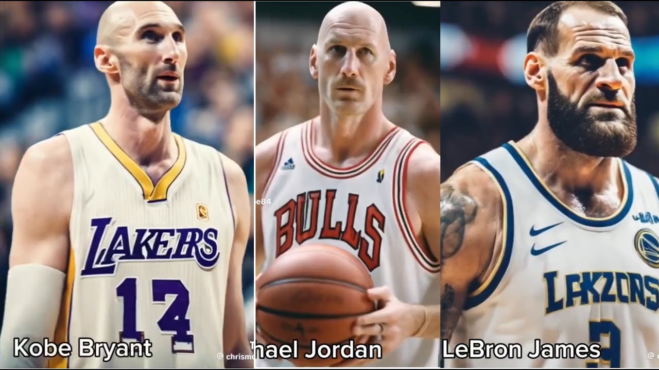 NBA Legends if they were WHITE (LeBron, Steph Curry, Michael Jordan ...