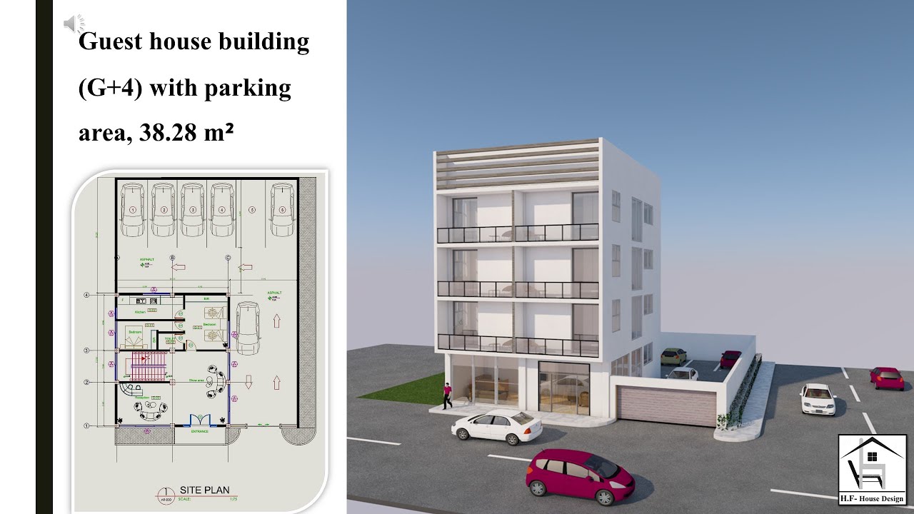 Project-1: 3D Design | Guest House Building - YouTube