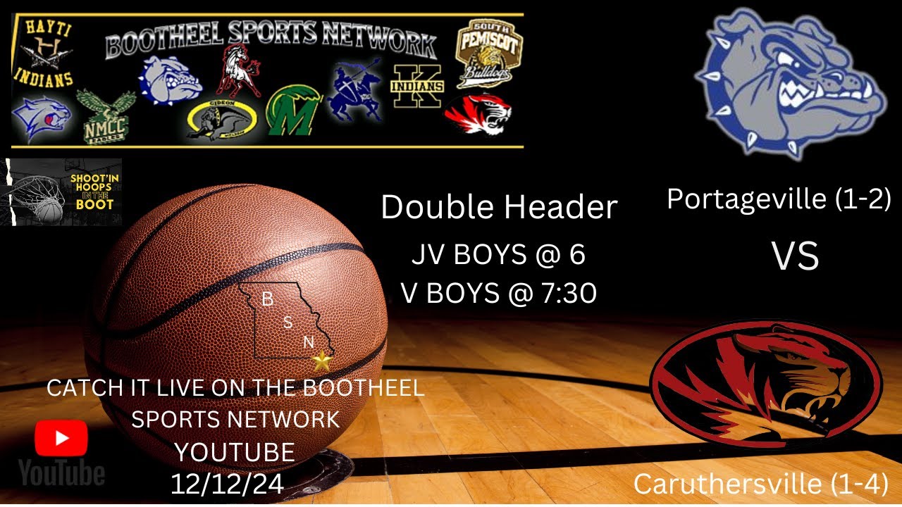 Portageville Bulldogs ( 1-2) vs Caruthersville Tigers (1-4) - YouTube