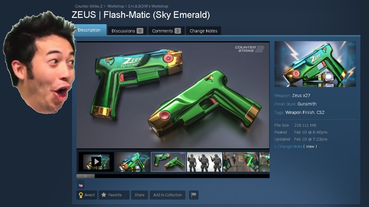 NEW CS2 WORKSHOP SKINS Showcase Steam Live Stream - YouTube