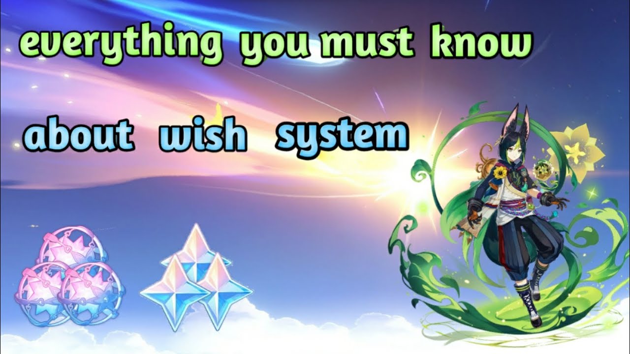 wish system genshin impact | tutorial - YouTube