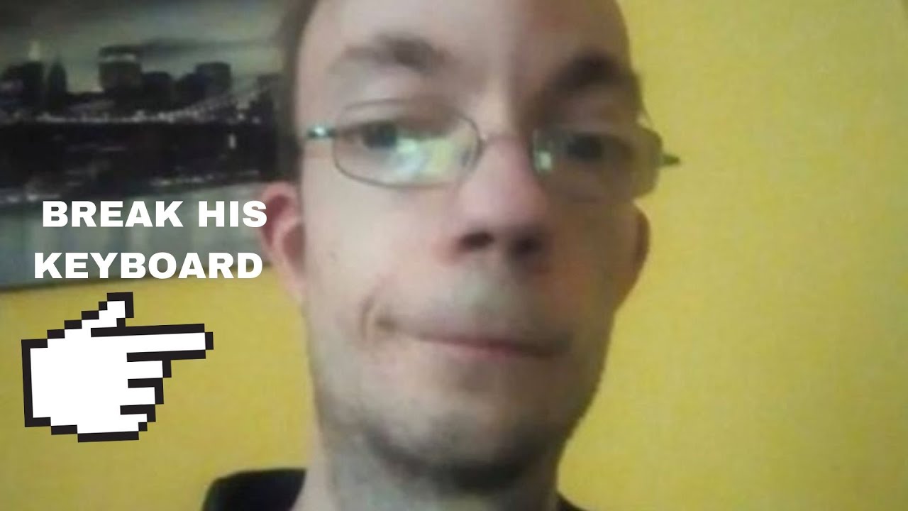 I made a guy break his keyboard - YouTube