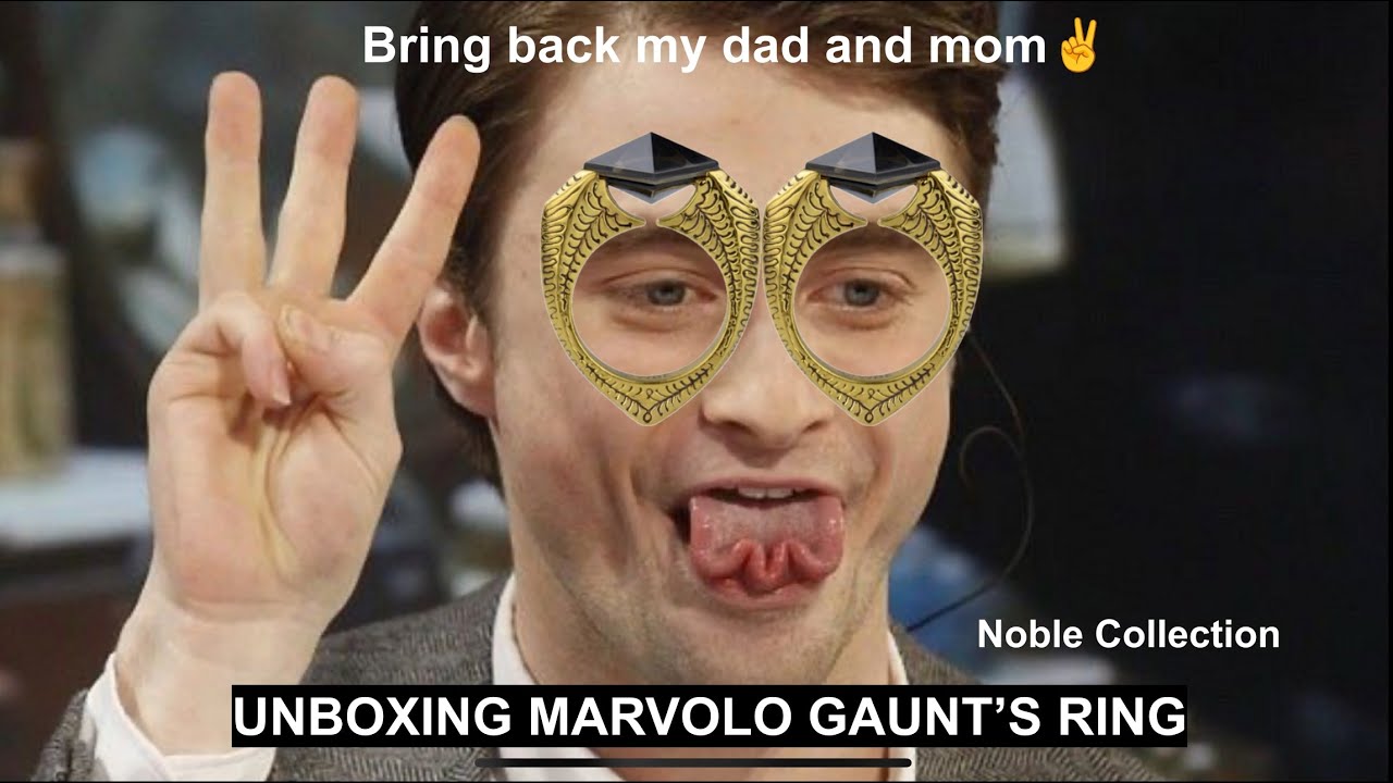 UNBOXING MARVOLO GAUNT’S RING FROM NOBLE COLLECTION - YouTube