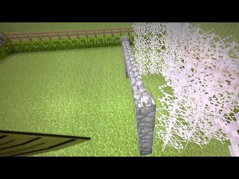 How to build a Soccer/Football goal in Minecraft - YouTube