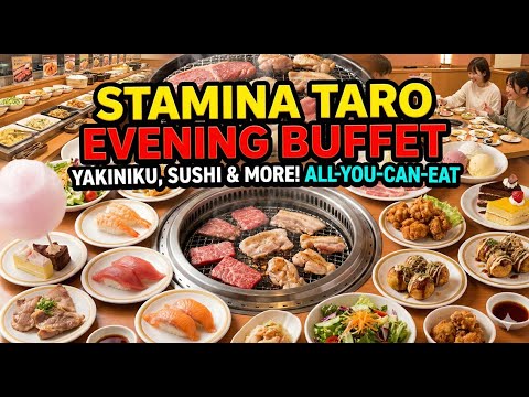 The Theme Park of Food! Eating at Stamina Taro in Yamanashi (Dinner ...