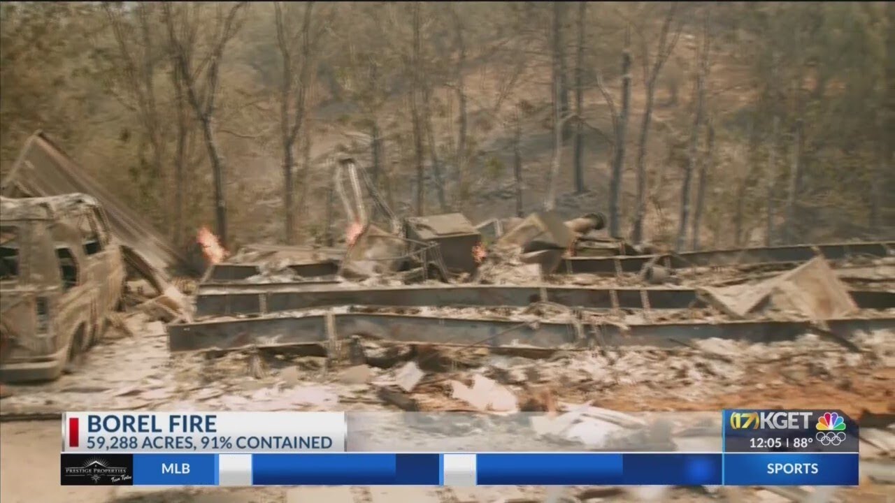 Bore Fire burns 59,288 acres, 91% contained - YouTube