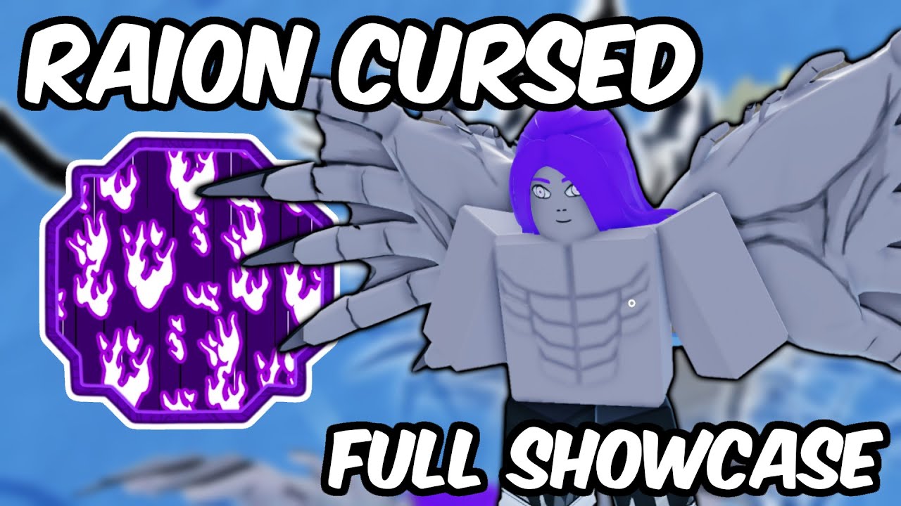 Raion Cursed FULL SHOWCASE | Shindo Life Bat Cursed Spirit Showcase ...
