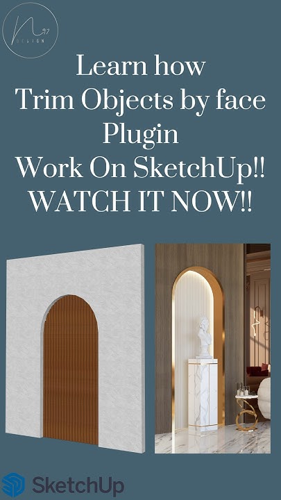 SketchUp tutorial for Trim Objects by Face Plugin #learn #sketchup # ...