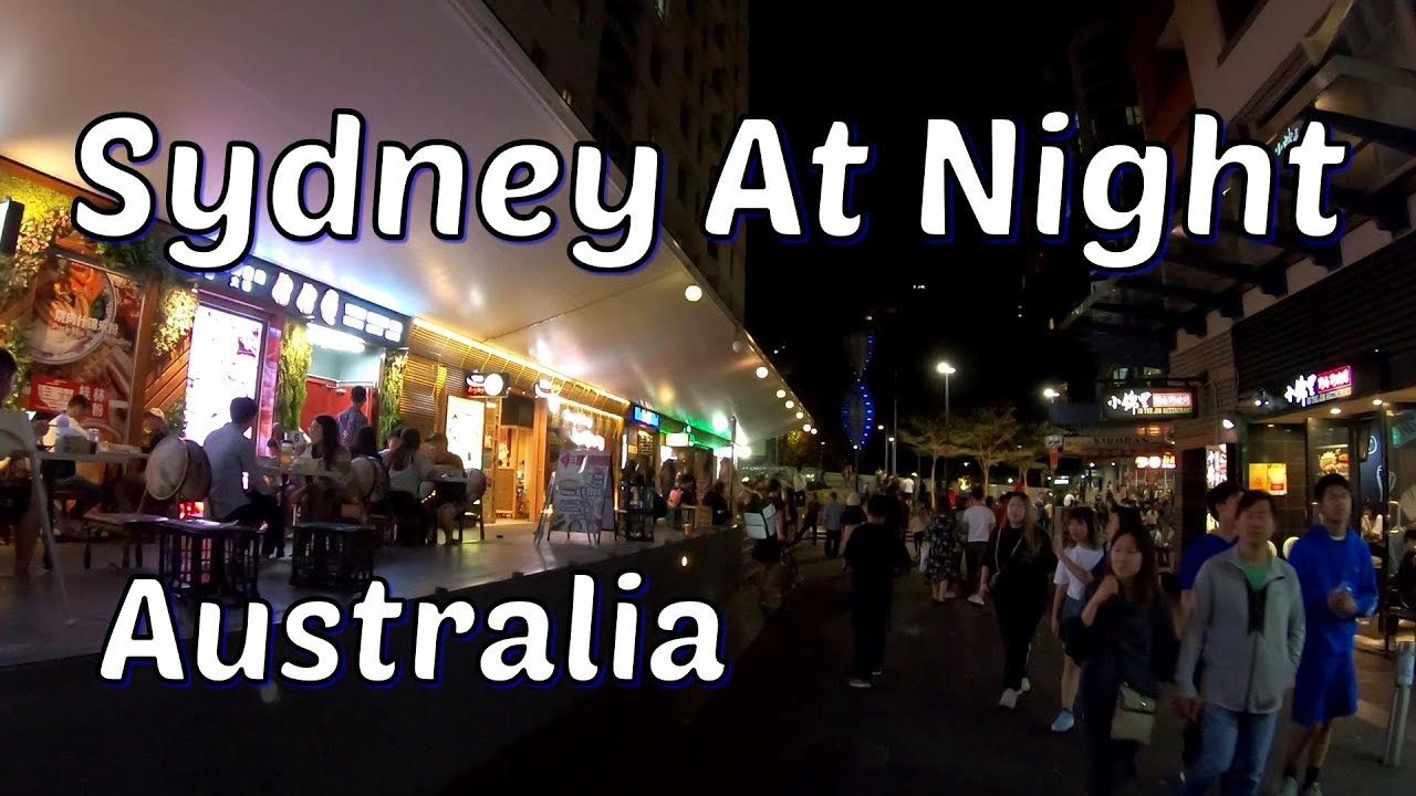 Sydney At Night - Sydney Chinatown - Australia - YouTube