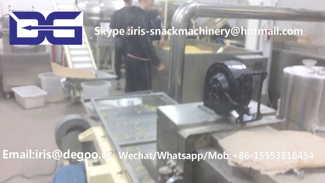 Fried Chips Pellet Extruder Machine/2D Fryums Papad Production line ...