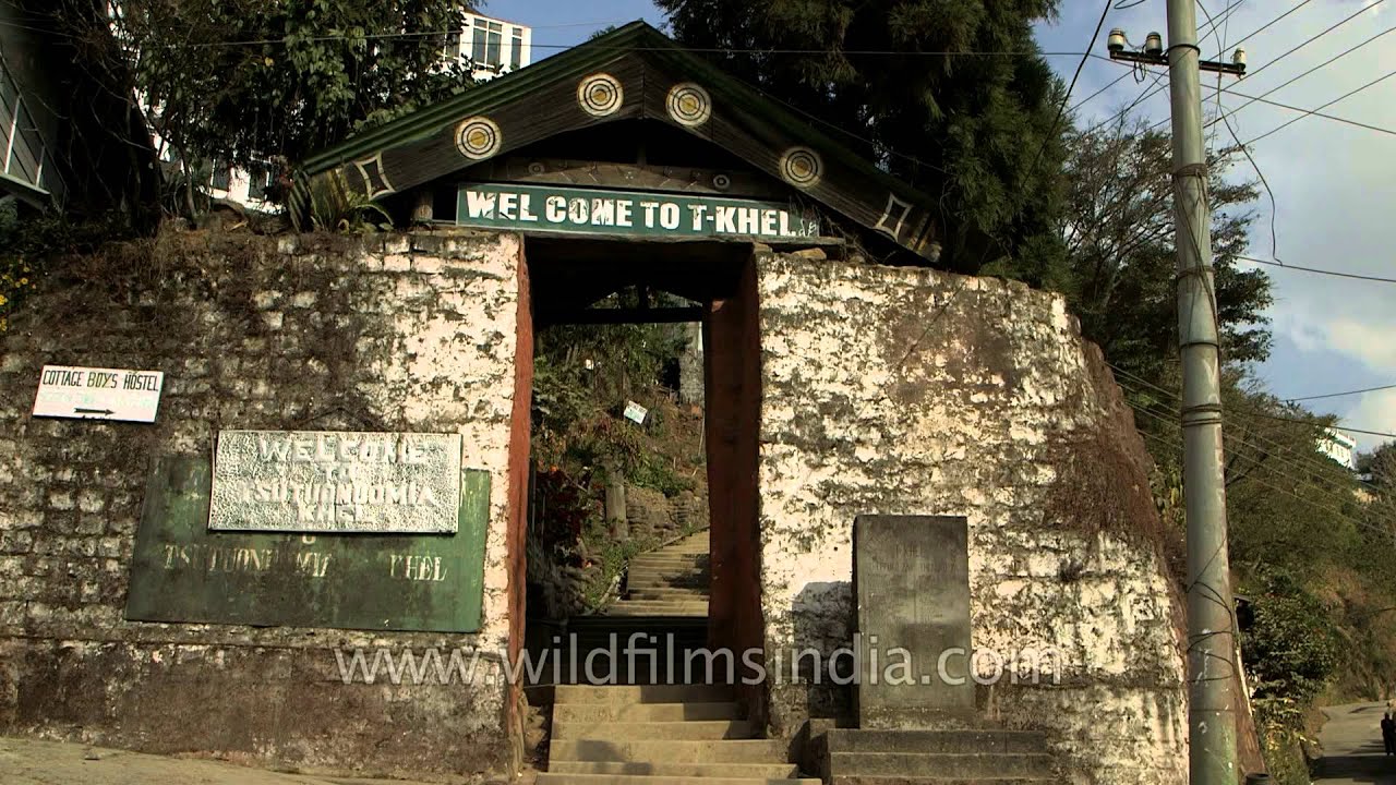 Entrance gate to the T. Khel village, Kohima - YouTube