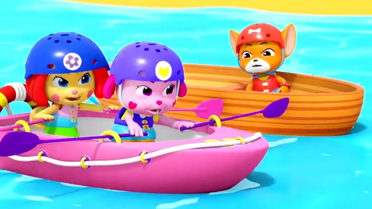 River Race Woofees + More Animated Cartoon Series for Babies - YouTube