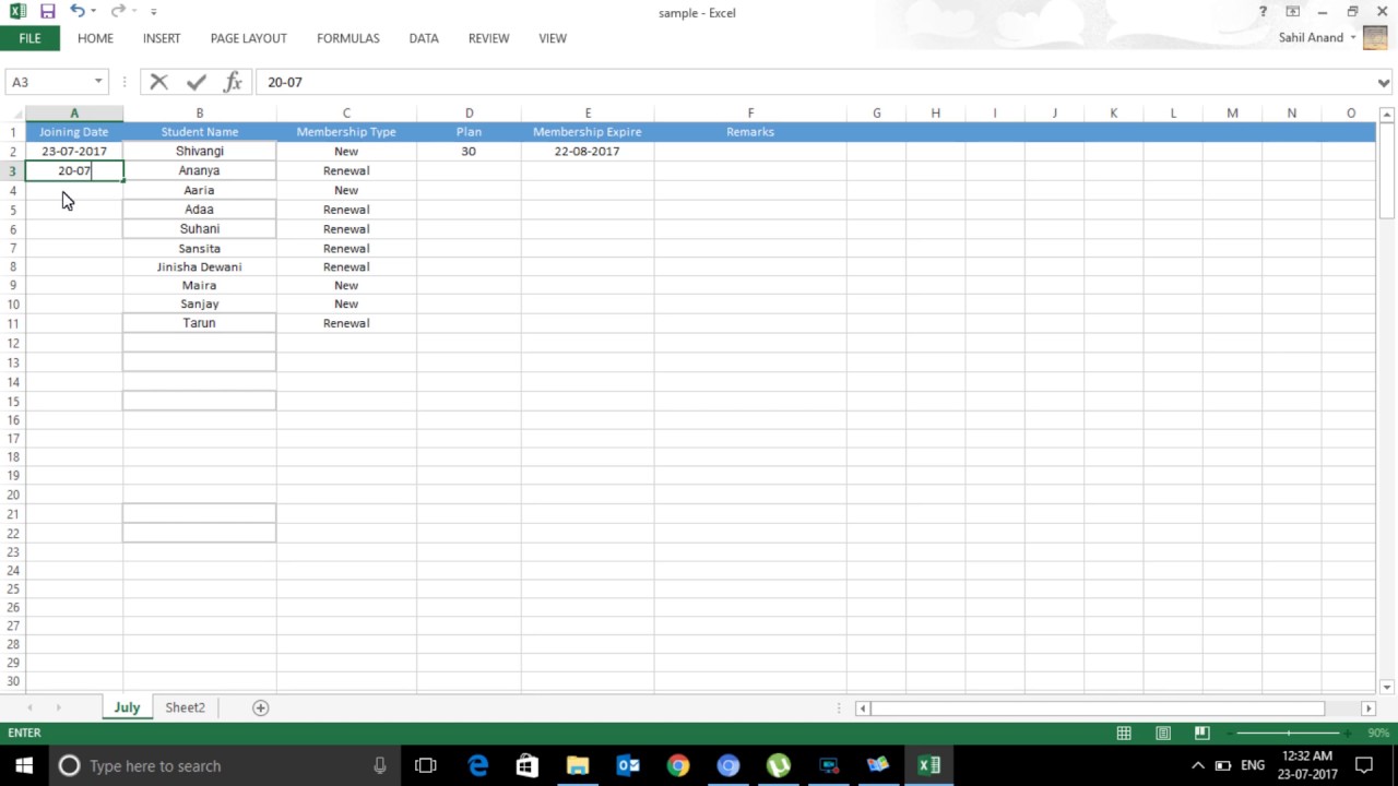 Expiry Date Formula In Excel YouTube Expiry Date Formula In Excel YouTube