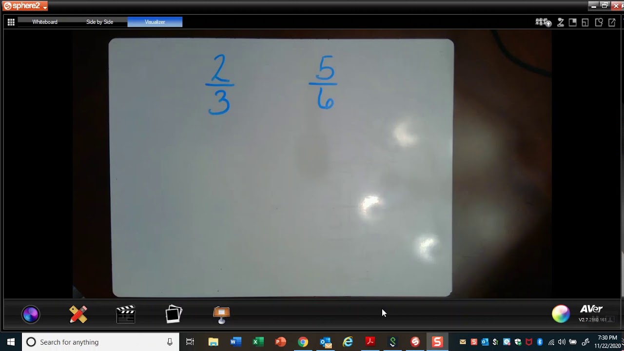 Comparing Fractions Using Fraction Strips - YouTube