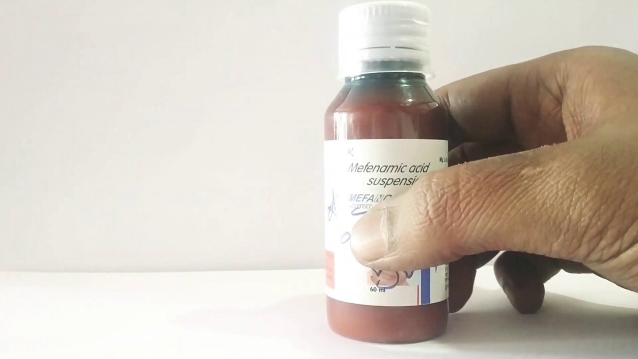 mefanorm suspension syrup uses - YouTube