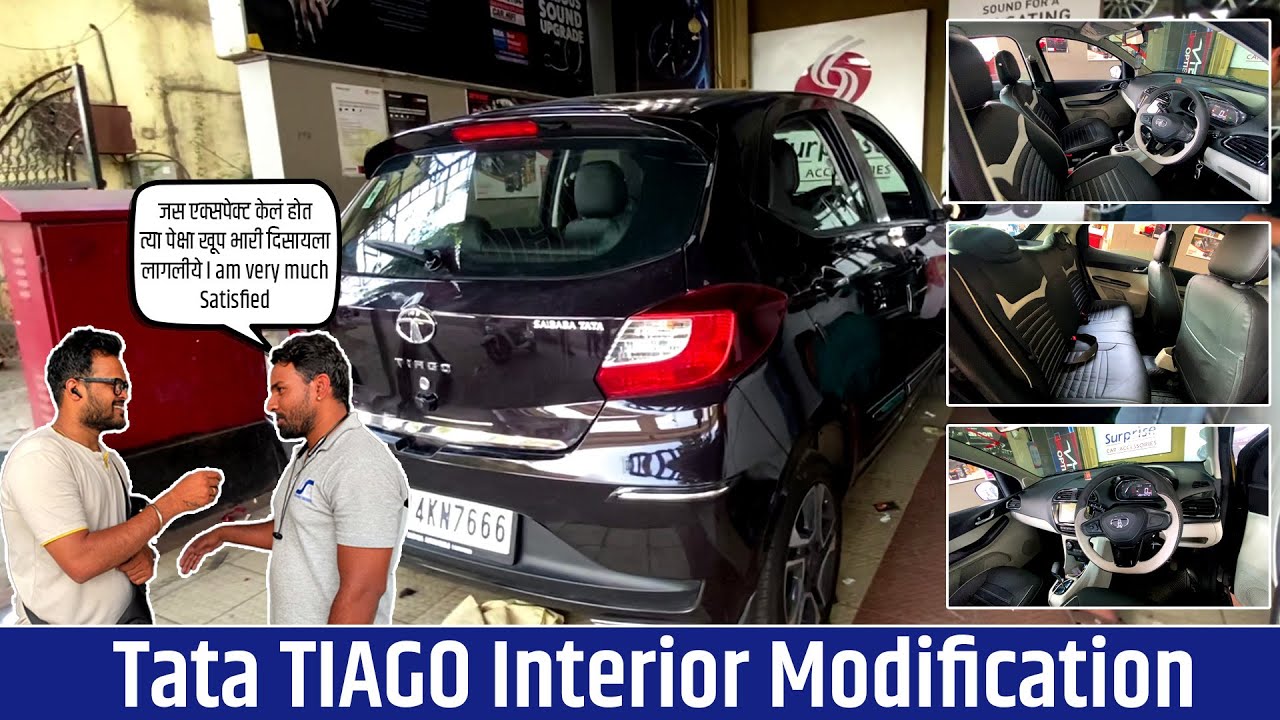 Tata TIAGO Interior Modification😍Tiago modified🔥 2023 tiago🔥 Tata Tiago ...
