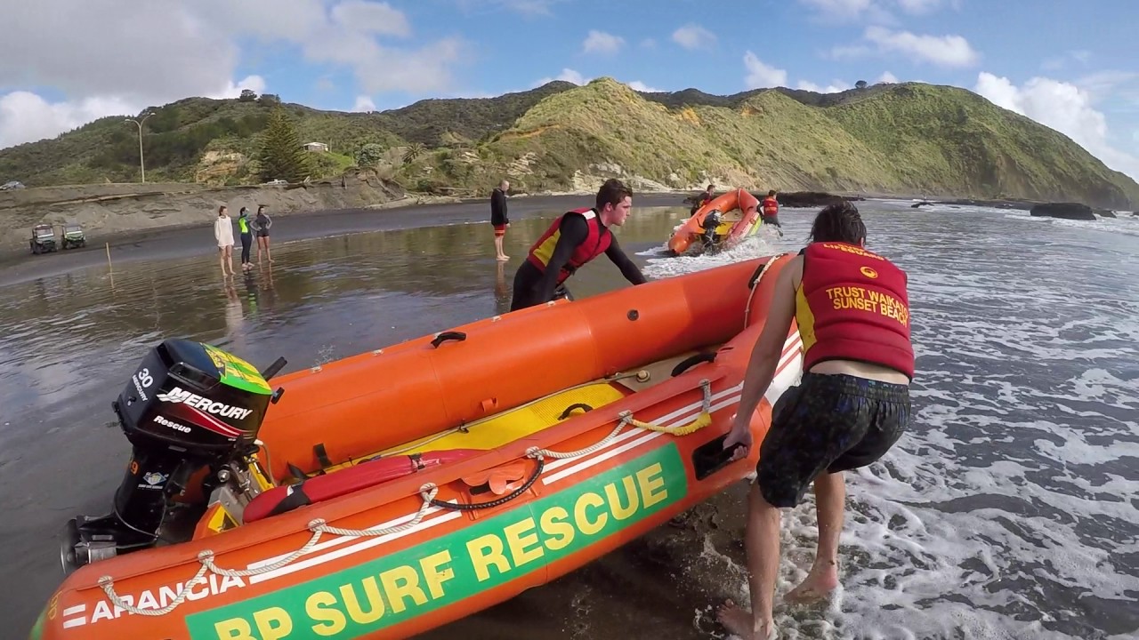 Sunset Lifeguard Squad Training - YouTube