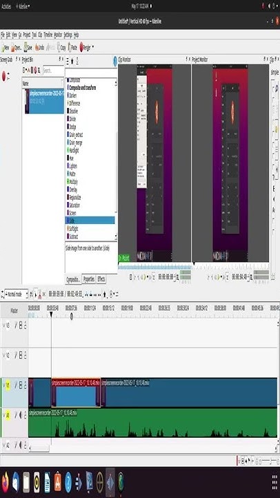 Kdenlive Slide Video In Any Direction Using Slide Composite - YouTube