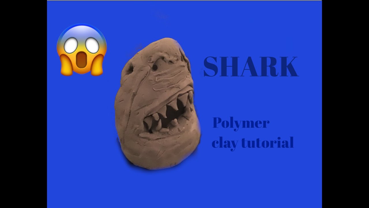 I MADE A SHARK OUT OF CLAY (polymer clay tutorial) - YouTube