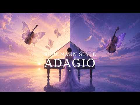 🌙 Schumann'dan Esinlenilen Adagio | Aşk ve Rüyalar Arasında 🎻 Viyolonsel ve Keman 4K