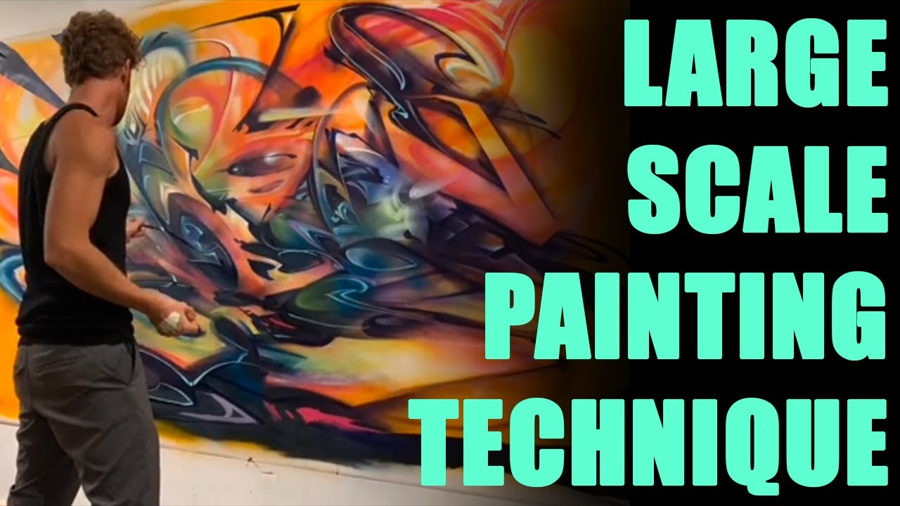 The Art of Large Scale Painting - Tips from Artist Seth McMahon! - YouTube