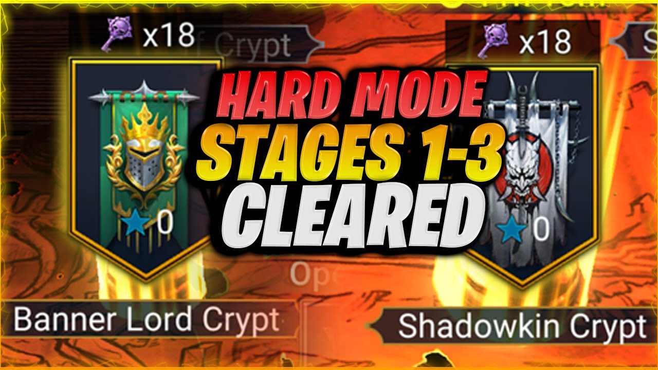 EASY CLEAR - WALKTHROUGH - BANNERS LORDS & SHADOWKIN HARD MODE | RAID SHADOW LEGENDS - YouTube