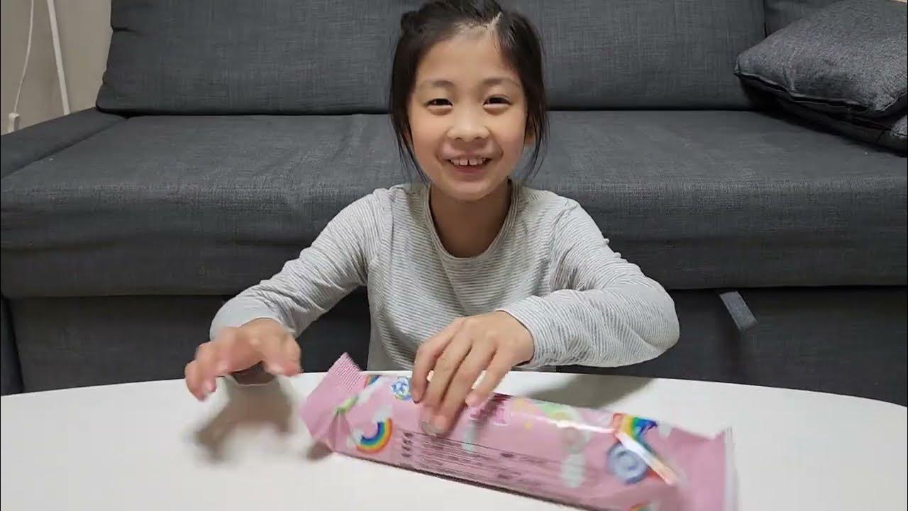 마카롱 닮은 슈가롤리 무지개솜사탕 🌈 - YouTube