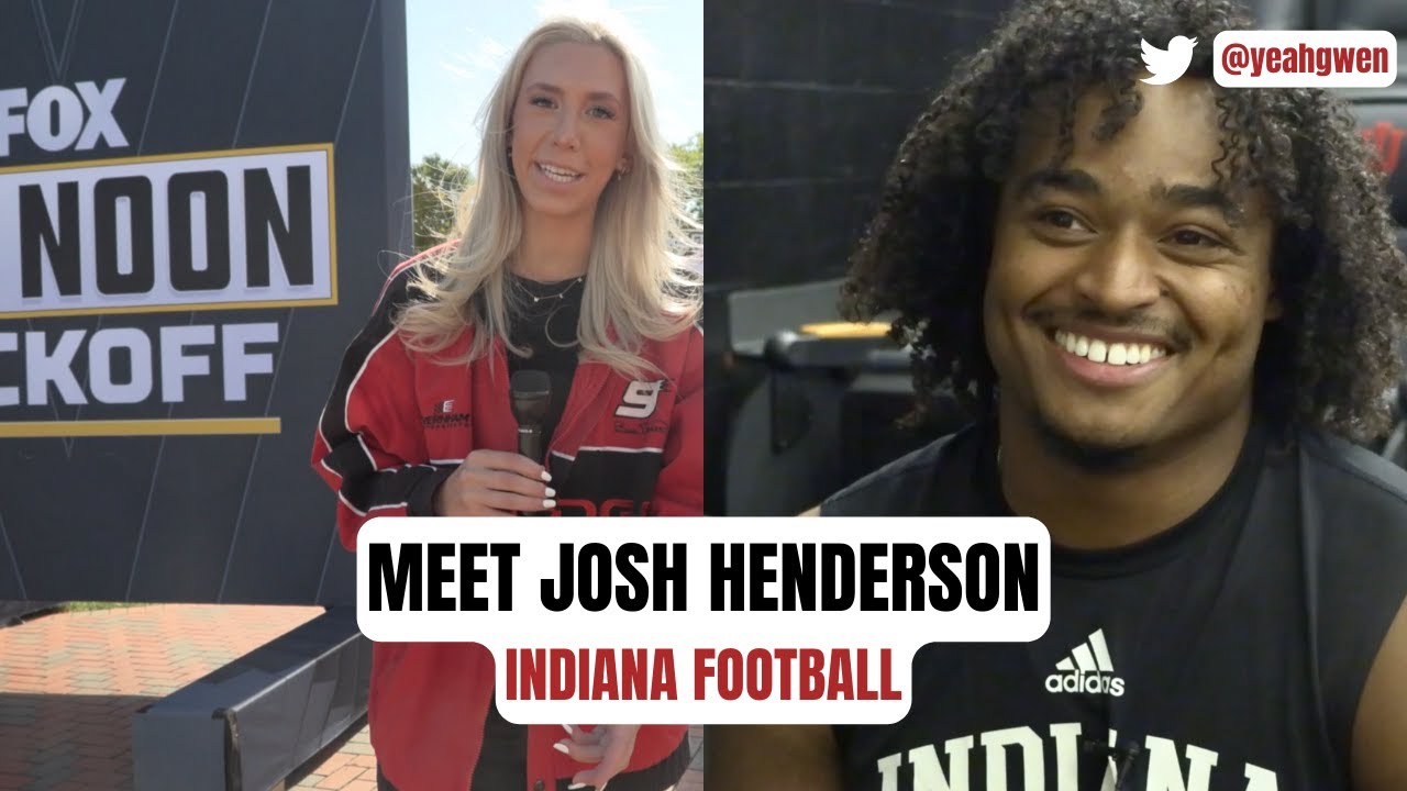 Interview with Josh Henderson Indiana Football 2022 - YouTube