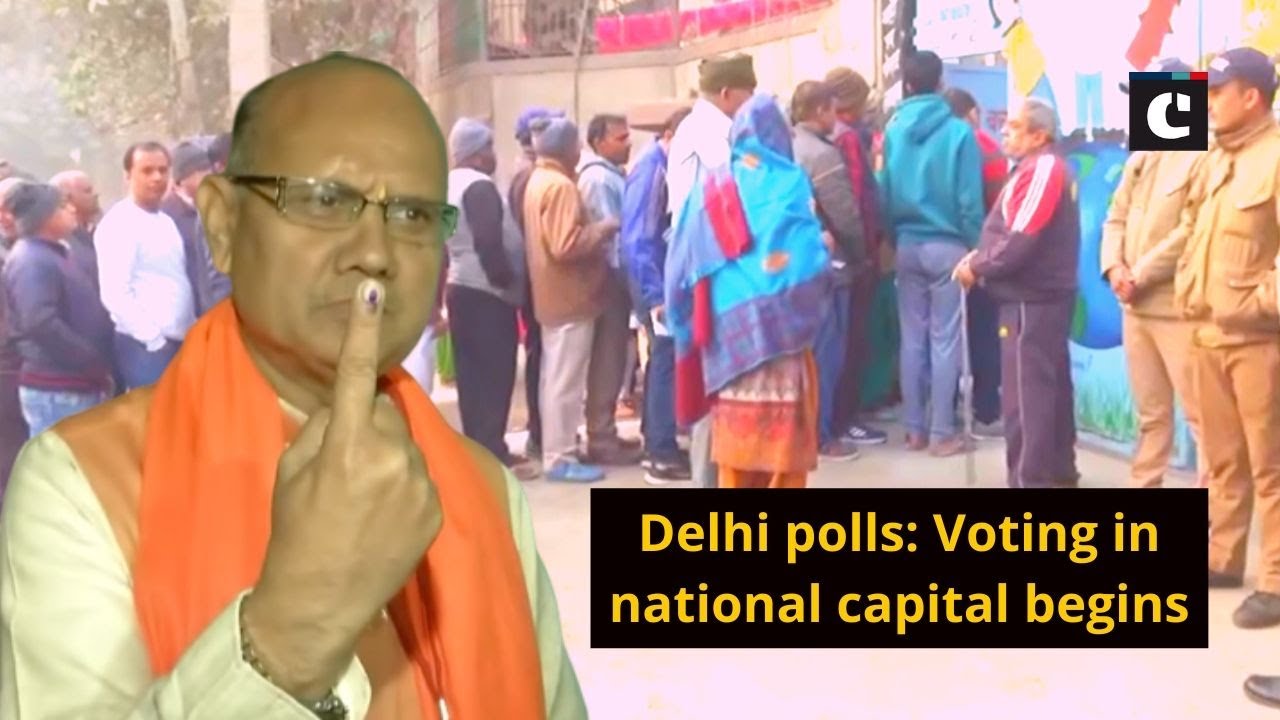 Delhi polls: Voting in national capital begins - YouTube