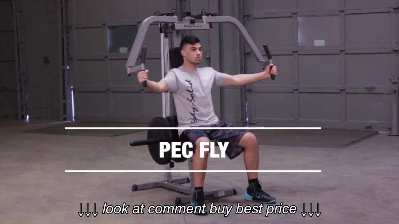 Body Solid Plated Loaded Pec Machine GPM65 BodySolid com - YouTube