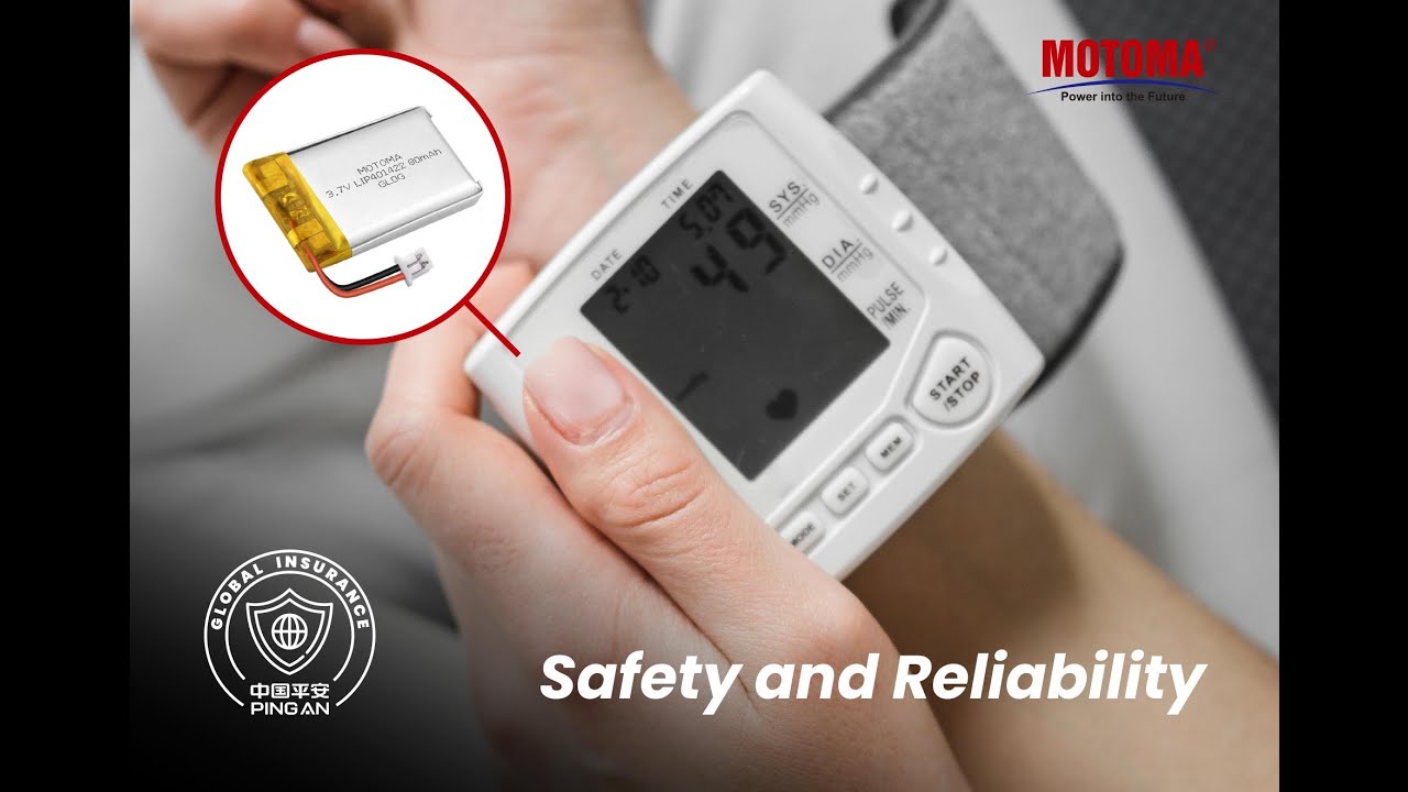lithium polymer battery for digital blood pressure monitors ECG EKG BP ...