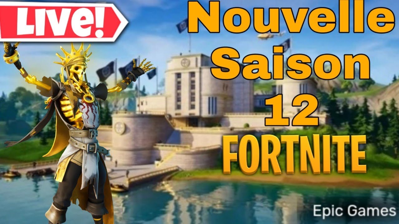 Live on découvre la saison 12 sur fortnite - YouTube