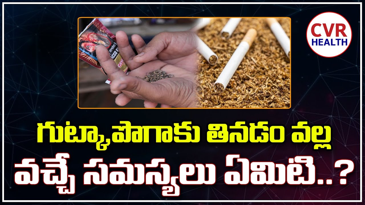 What are the causes of eating Gutka and Tobacco..? | CVR Health News ...