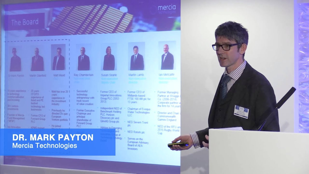 Dr. Mark Payton, CEO of Mercia Technologies (MERC) at SHARES Innovators ...