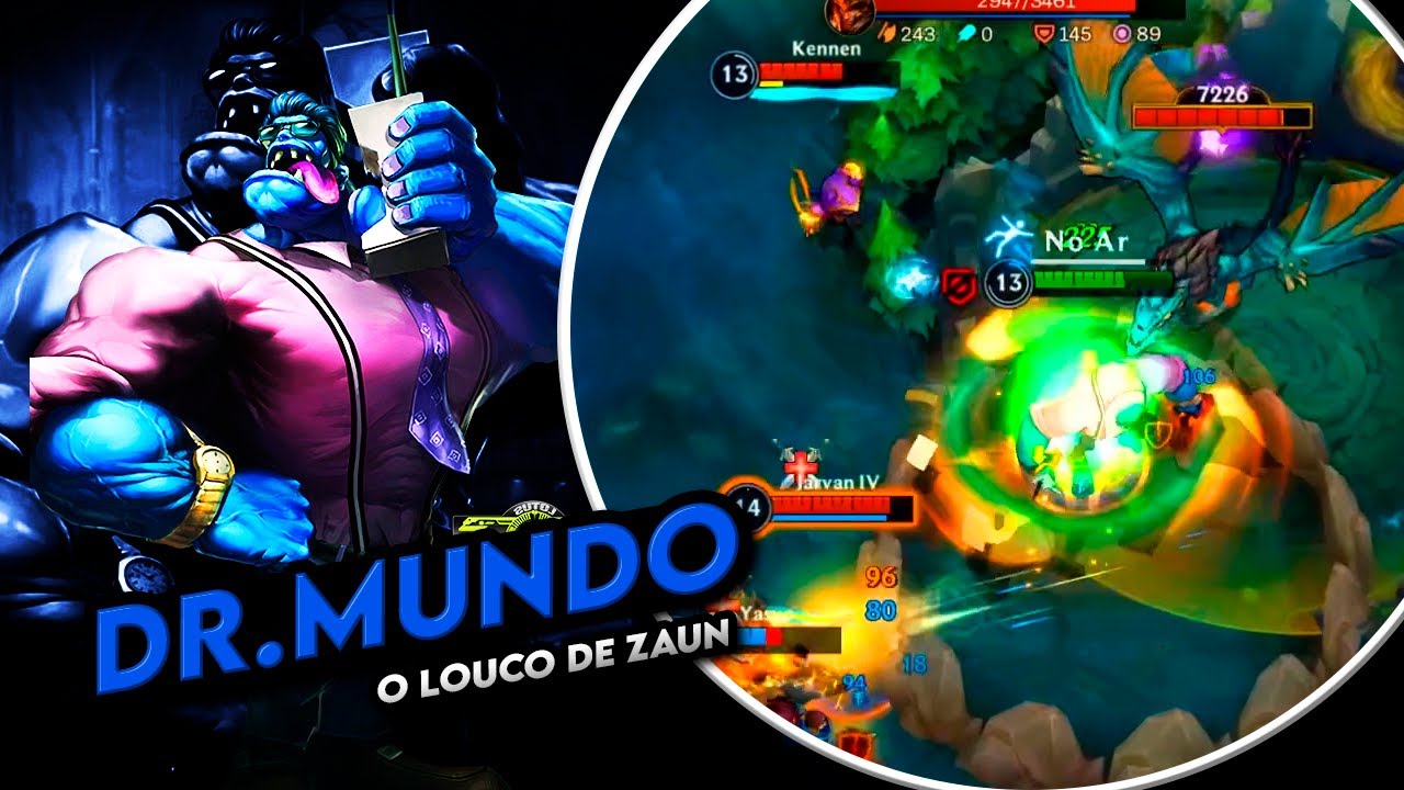 DR.MUNDO - LEAGUE OF LEGENDS WILD RIFT - YouTube