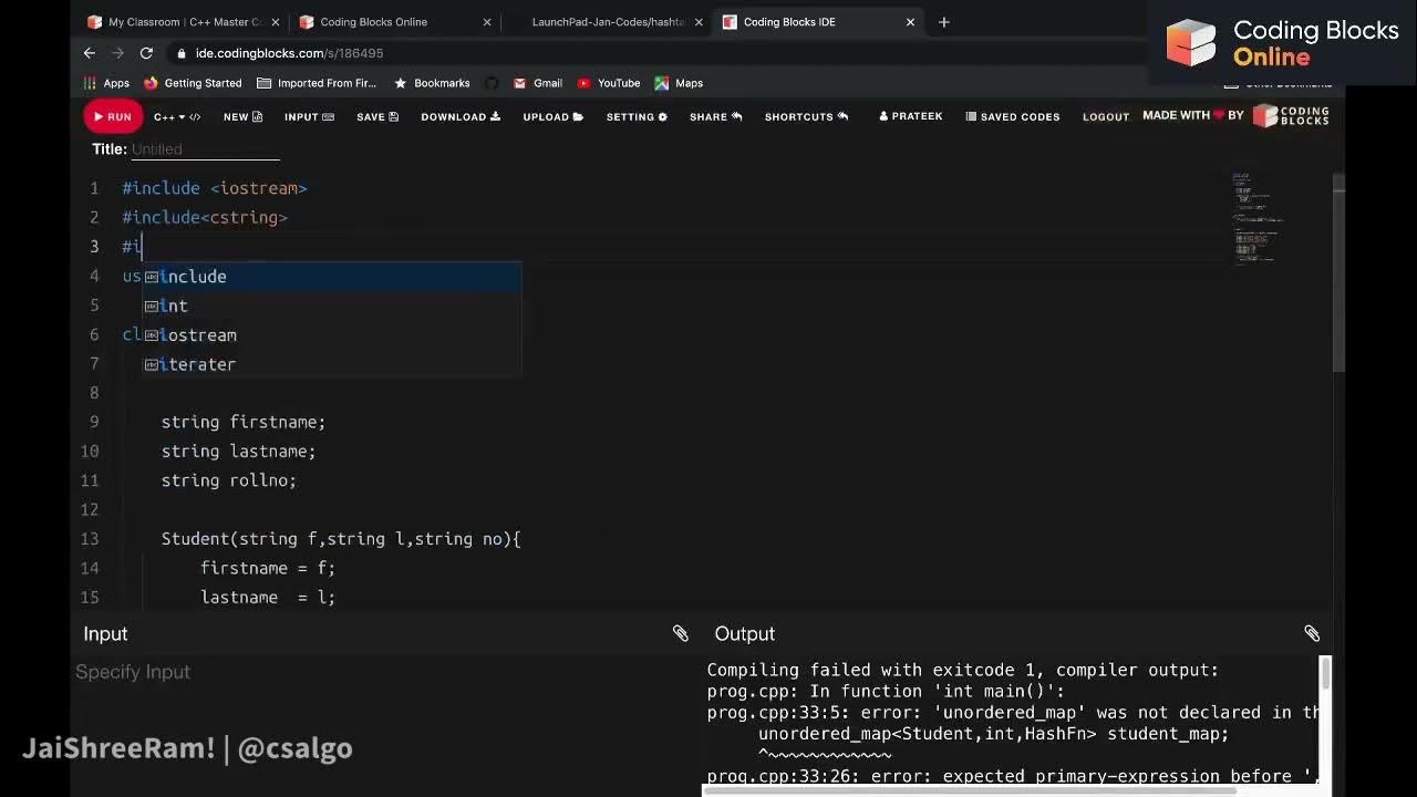 17 Unordered Map Hash Functions For Custom Class Youtube